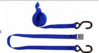 China Flexible And Lightweight Ratchet Tie Down Strap With 25mm Width for sale