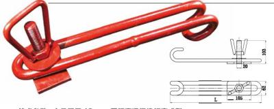 China Typhoon Prevention Bridge Connector 18mm Copper Horizontal Longitudinal Welded 0.4m 0.8m for sale