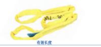China Abrasion Resistant Polyester Round Sling 1m - 20m Length 25mm - 300mm Width for sale