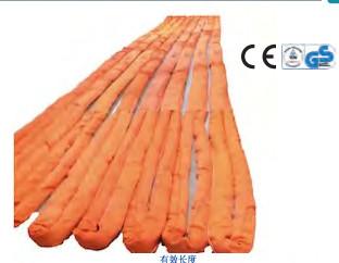 China CE / GS / ISO9001 Certified Polyester Round Sling 2T - 100T For Lifting for sale