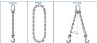China Silver Customizable Alloy Steel Lifting Chain Sling For Industrial Use for sale