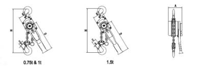 China 1-10 Ton Chain Driven Hoists with 50-100mm Wheel Width and 2-20 Meter Lift Height for Industrial Lifting Applications for sale