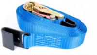 China Rust Resistant Polyester Ratchet Tie Down Straps 2500 Lbs 2 Inches for sale