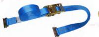 China 2 Inch Width Ratchet Tie Down Straps 833 Lbs WLL UV Resistant Polyester Cargo Straps for sale