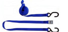 China 2 Inch x 2500 Lbs Breaking Strength Ratchet Tie Down Straps for Cargo Retention for sale