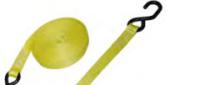 China Ratchet Tie Down Straps 2 Inch Width 833 Lbs Working Load Limit Polyester Weather Resistant for sale