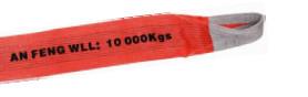 China Abrasion Resistant Flat Polyester Webbing Sling For Industrial Use for sale