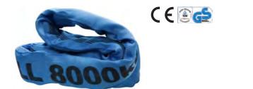 China Polyester Webbing Sling 20 Ton Capacity UV Resistant Various Widths for sale