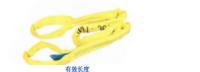 China Flat Polyester Webbing Sling 20000 lbs Breaking Strength UV Resistant for sale