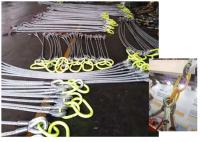 China Polyester Round Sling 2T-100T Breaking Strength 1m-20m Length Lifting Hoisting Towing for sale