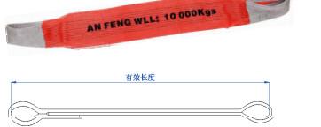 China Polyester Round Sling 1T-50T Lifting Capacity 1m-20m Length CE ISO9001 for sale