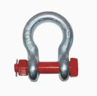 China Hot Dip Galvanized Shackle Bow Sling Hardware 6x Safety Factor 0.22-318 kg for sale