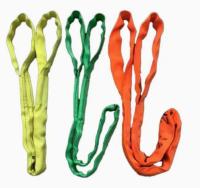 China 2 Tonne Eye & Eye Polyester Round Slings Heavy Duty Lifting 1m to 10m Lengths for sale