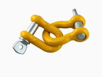 China Heavy Duty US Type L Anchor Shackle Forged Marine Bow Shackle for Marine & Lifting Applications for sale