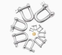 China Marine D-Type Joint Anchor Chain End Shackle 1T-100T WLL Hot-Dip Galvanized for sale