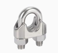 China SS304 Stainless Steel U Bolt Pipe Clamp M8 M10 M12 Wire Rope Hose Fastener for sale