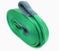 China Eye-Eye Flat Web Sling F7-W1/W2 Heavy Duty Lifting Sling 20 Ton WLL Polyester Webbing for sale