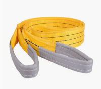 China EN 1492-2 10T Polyester Flat Eye & Eye Webbing Sling 200-300mm Width Heavy Duty Lifting for sale