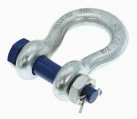 China G2130 US Type Bow Anchor Shackle High-Strength Alloy Steel Safety Bolt Nut 0.5T-100T for sale