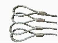 China Wooden Wheel Wire Rope Sling 2mm-28mm Diameter Hot-Dip Galvanized for Heavy Lifting Applications for sale
