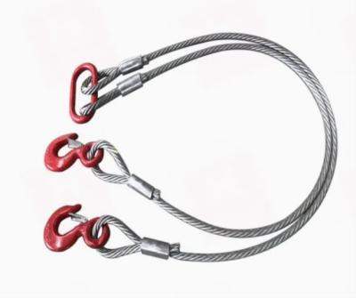 China DNV 2.7-1 Certified Offshore Steel Wire Rope Slings - 5 to 50 Ton Capacity with Galvanized Corrosion Protection for sale