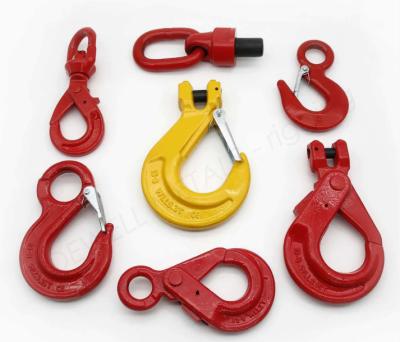 China A320 Galvanized Swivel Eye Hook 5 Ton 360 Degree Rotation Industrial Lifting for sale