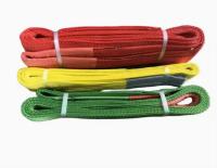 China Polyester Flat Web Sling 1t to 12t Capacity CE ISO Certified Lifting and Lashing Sling for sale