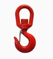 China G80 Alloy Steel Self-Locking Safety Hook 1T-32T Working Load Limit with Automatic Locking Mechanism for sale