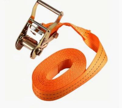 China 50mm x 15m Heavy Duty Lashing Belt 3000kg Capacity Ratchet Tie Down for sale