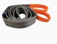 China CE GS Certified 2-Ply Eye-Eye Polyester Webbing Sling 1-60 Ton Capacity for Industrial Lifting for sale