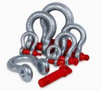 China Brand Heavy Duty Screw Pin Shackle 0.75-85 Tons Alloy Steel Lifting Rigging for sale