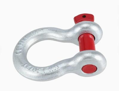 China Bolt Type Omega Anchor Shackle 0.5-250 Ton WLL Grade 8 Alloy Steel Hot-Dip Galvanized for sale