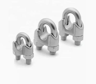 China G450 Galvanized Drop Forged Wire Rope Clip US Type CE ISO Certified Heavy Duty for sale