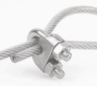 China Forged Steel US Type Malleable Wire Rope Clip 6mm to 25mm Drop Forged for sale