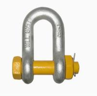 China Lifting D Ring Anchor Shackles Alloy Steel Grade 8 25 Ton Capacity for Rigging and Marine for sale