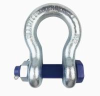 China G2130 Bow Anchor Shackle Safety Bolt Nut 1-85 Ton Forged Alloy Steel Rigging Hardware for sale