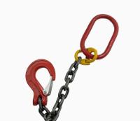 China G80 10mm Alloy Steel Chain Sling 3.2 Ton WLL Heavy Duty Lifting Sling for sale