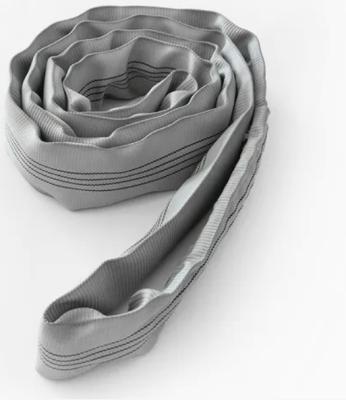 China Polyester Webbing Round Sling 1 Ton to 30 Tons for Steel Pipe Lifting for sale