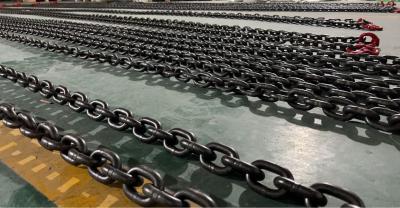 China Wholesale G80 Alloy Steel Lifting Chain 1/4 to 1 Inch Precision Tempered Safety Core for sale