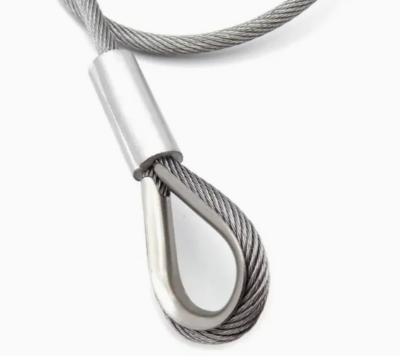 China Pressed Steel Wire Rope Sling: The Engineered Lifeline for Modern Structure Construction for sale