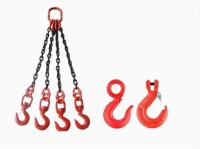 China Multi-Leg Chain Slings with Hooks Grade 80 2-4 Legs 1-60 Ton WLL for Heavy Lifting for sale