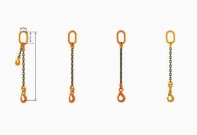 China G80 Alloy Steel Lifting Chain Slings 1-4 Leg 6-26mm Diameter for Heavy Industry for sale