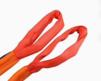 China 10 Ton Round Sling with Lifting Eyes Polyester Webbing Lifting Belt 3m 5m 8m 10m for sale