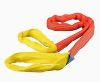 China 10 Ton Round Sling with Lifting Eyes Polyester Webbing Lifting Belt 3m 5m 8m 10m for sale