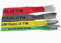 China 100% Polyester Lifting Webbing Slings & Cargo Lashing Straps | High-Tenacity Load Control for sale
