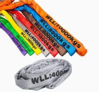 China 100% Polyester Endless Round Sling 1-12 Ton EN 1492-1 Heavy Duty Lifting Sling for sale
