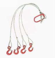 China 2 Tonne 3 Metre Flexible Steel Core Lifting Sling 175°C Heat Resistant for sale