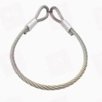 China Galvanized Wire Rope Sling with Wire Rope Thimble on Both Ends – Premium Lifting Solution for sale
