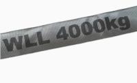China 4 Tonne 2 Metre Polyester Endless Round Sling 4000kg WLL EN 1492 ASME B30.9 for sale