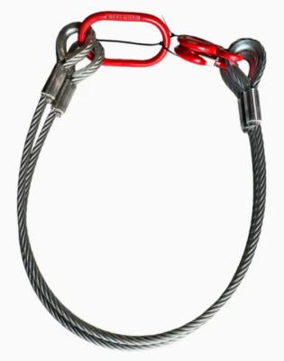 China Standard 2-Leg Offshore Container Sling 5-20t Steel Wire Rope DNV Certified for ISO Container Lifting for sale
